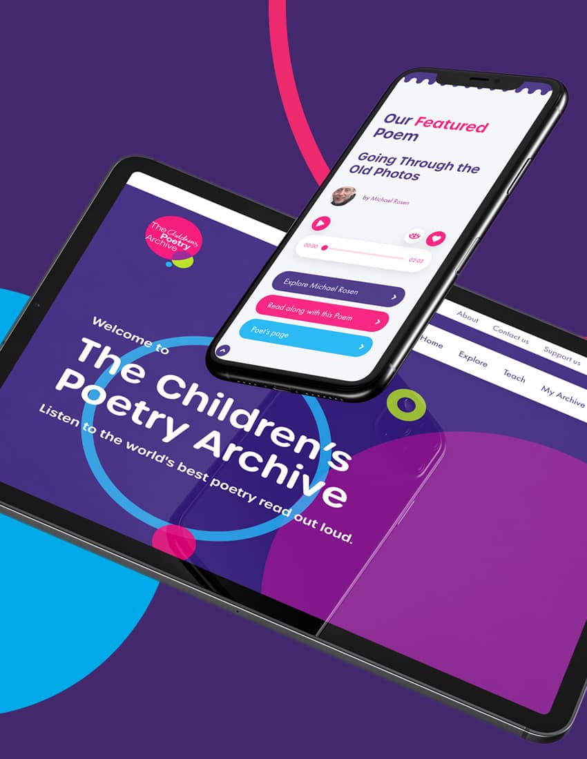 Children's Poetry Archive | Website Design by Matrix