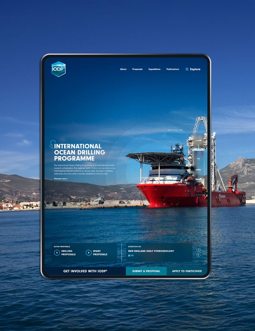 International Ocean Drilling Programme | Web Design by Matrix