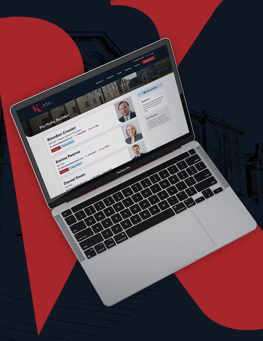KBG Chambers Website | Website Design by Matrix